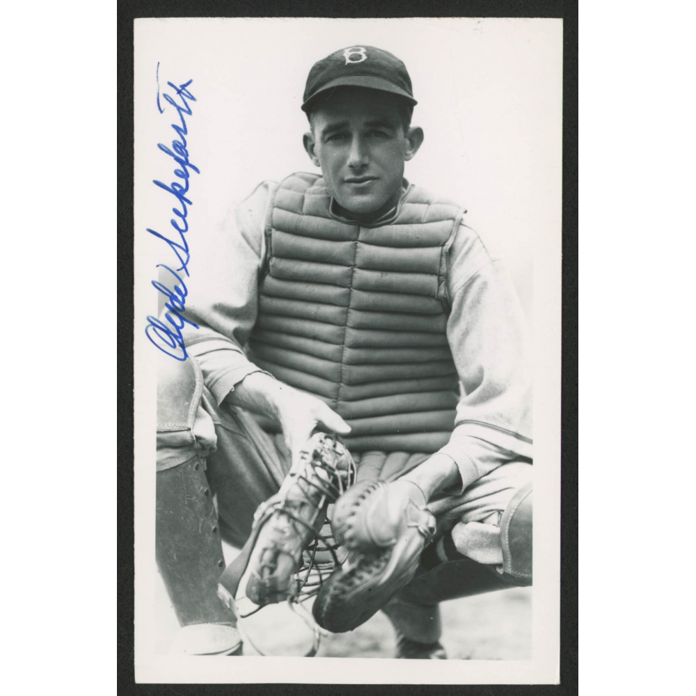 Clyde Sukeforth Signed Red Sox 3.5x5.5 Photo (PSA COA) | Pristine Auction