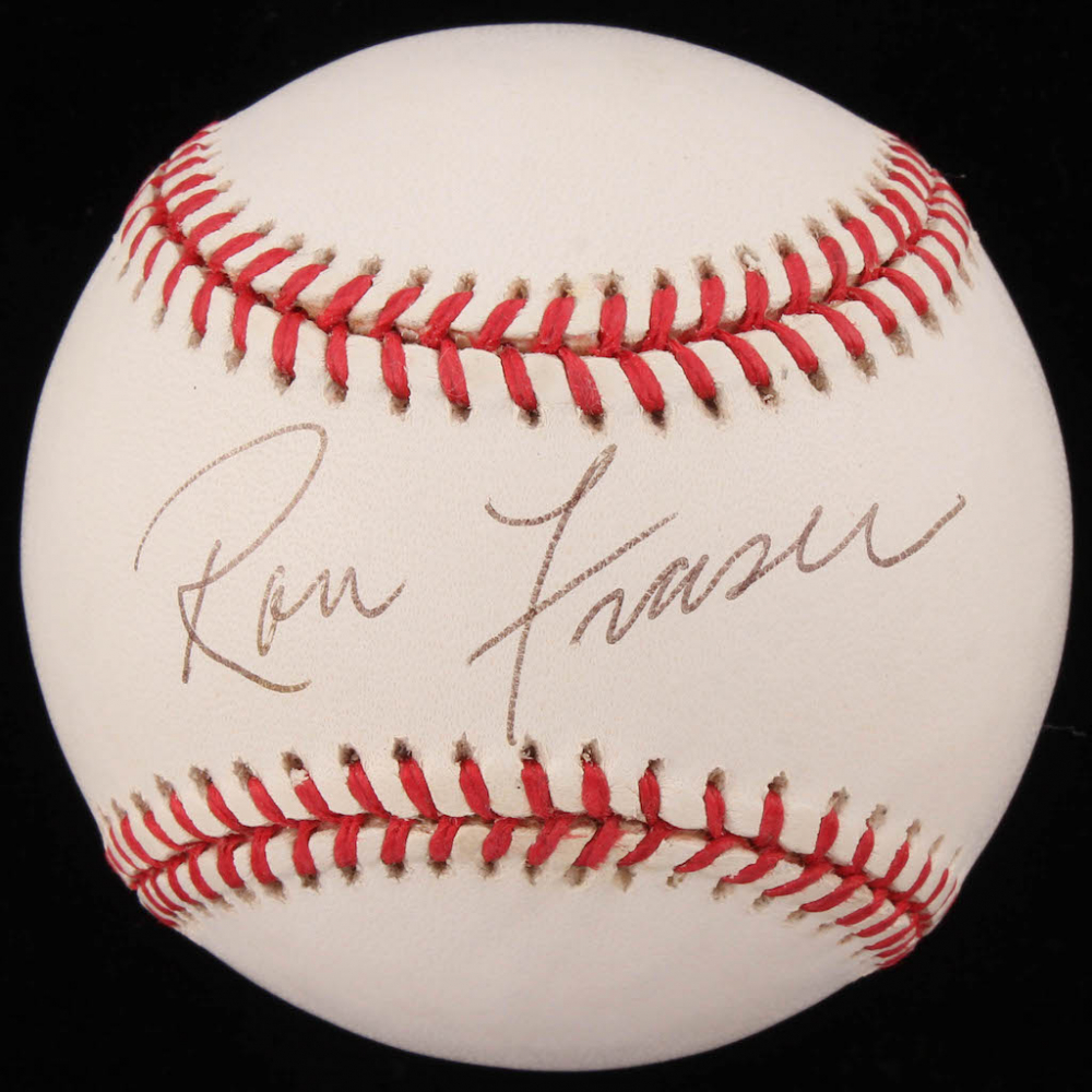 Ron Fraser Signed OAL Baseball (SOP COA) | Pristine Auction