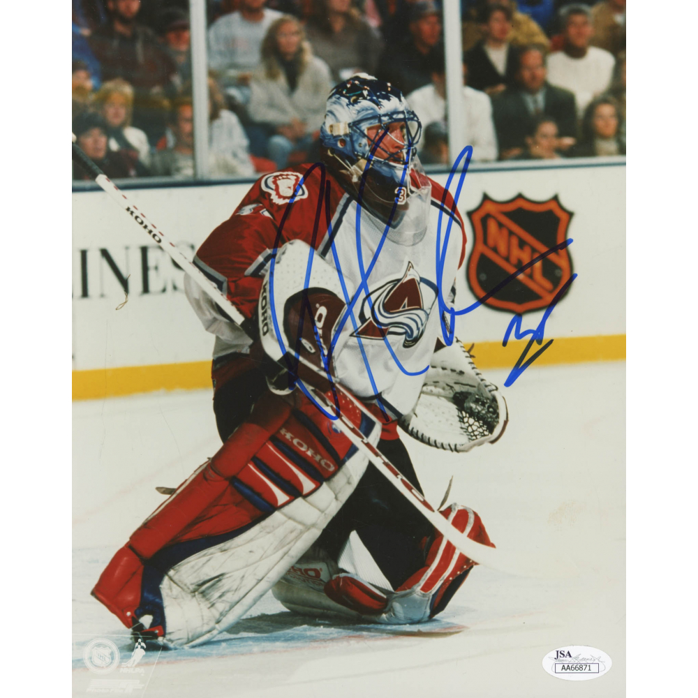 Patrick Roy Signed Avalanche 8x10 Photo (JSA COA) | Pristine Auction