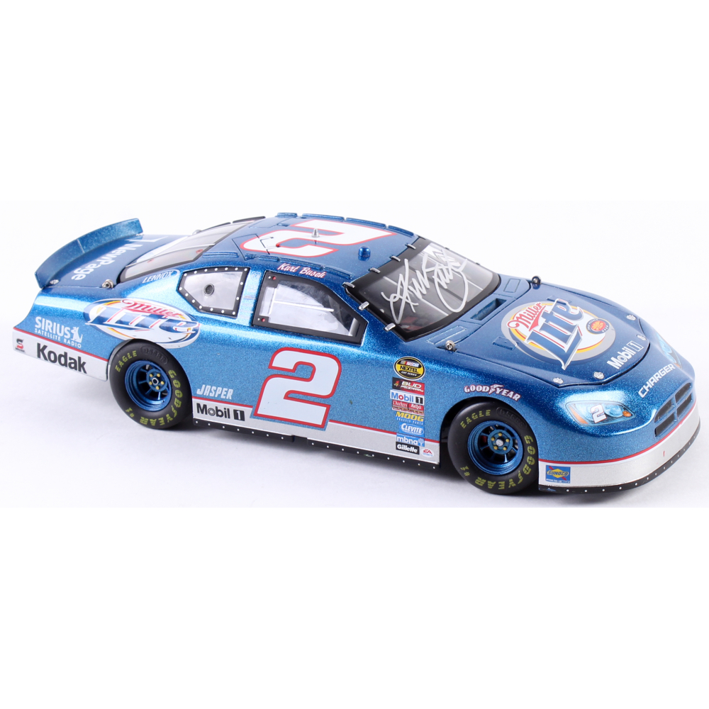 Kurt Busch Signed #2 Miller Lite / 2006 Charger 1:24 Scale Die Cast Car ...