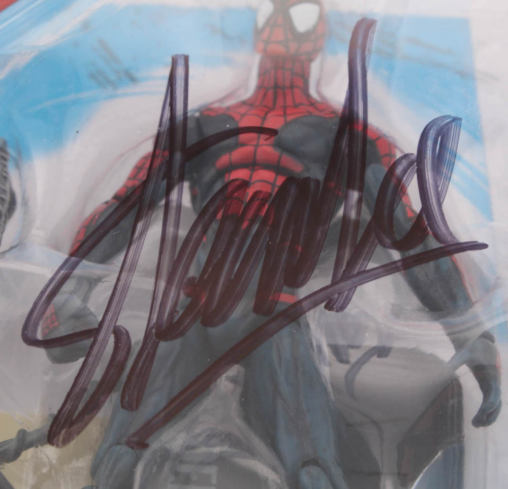 Stan Lee Signed "Spider-Man" Spider-Man Marvel Universe Series 2 Action ...