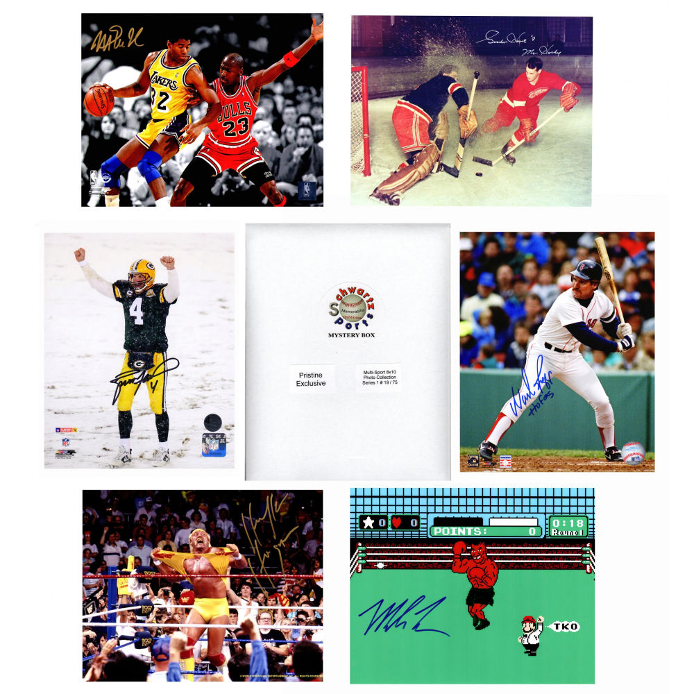 Multi Sports Signed Triple 8x10 Mystery Photo Collection – Series 1 (3 ...