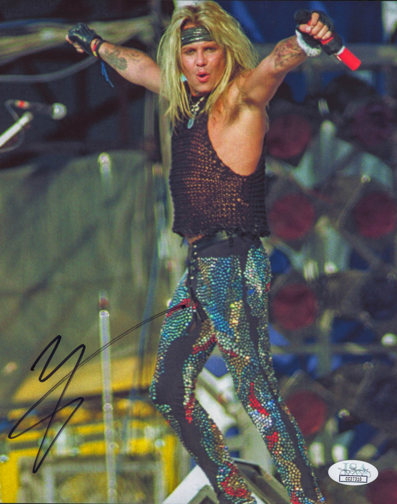 Vince Neil Signed "Motley Crue" 8x10 Photo (JSA COA) | Pristine Auction