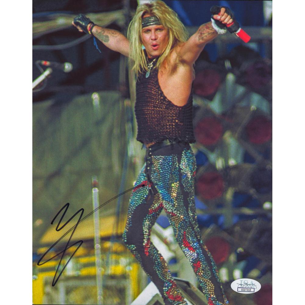 Vince Neil Signed "Motley Crue" 8x10 Photo (JSA COA) | Pristine Auction
