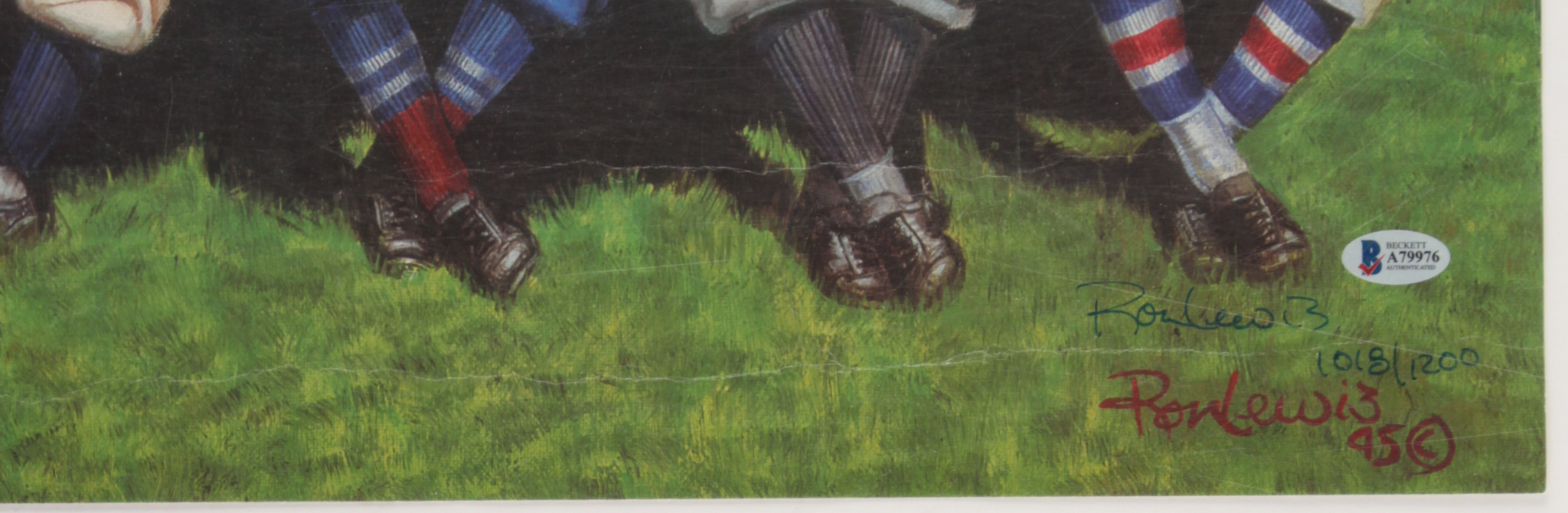 Negro League Legends 24x30 LE Lithograph Signed By (20) with Sam ...