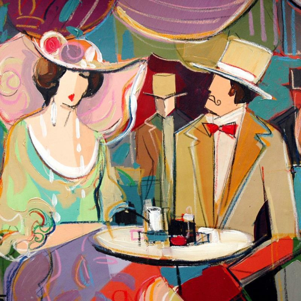 Isaac Maimon Signed "Apologize" 30x24 Original Acrylic Painting ...
