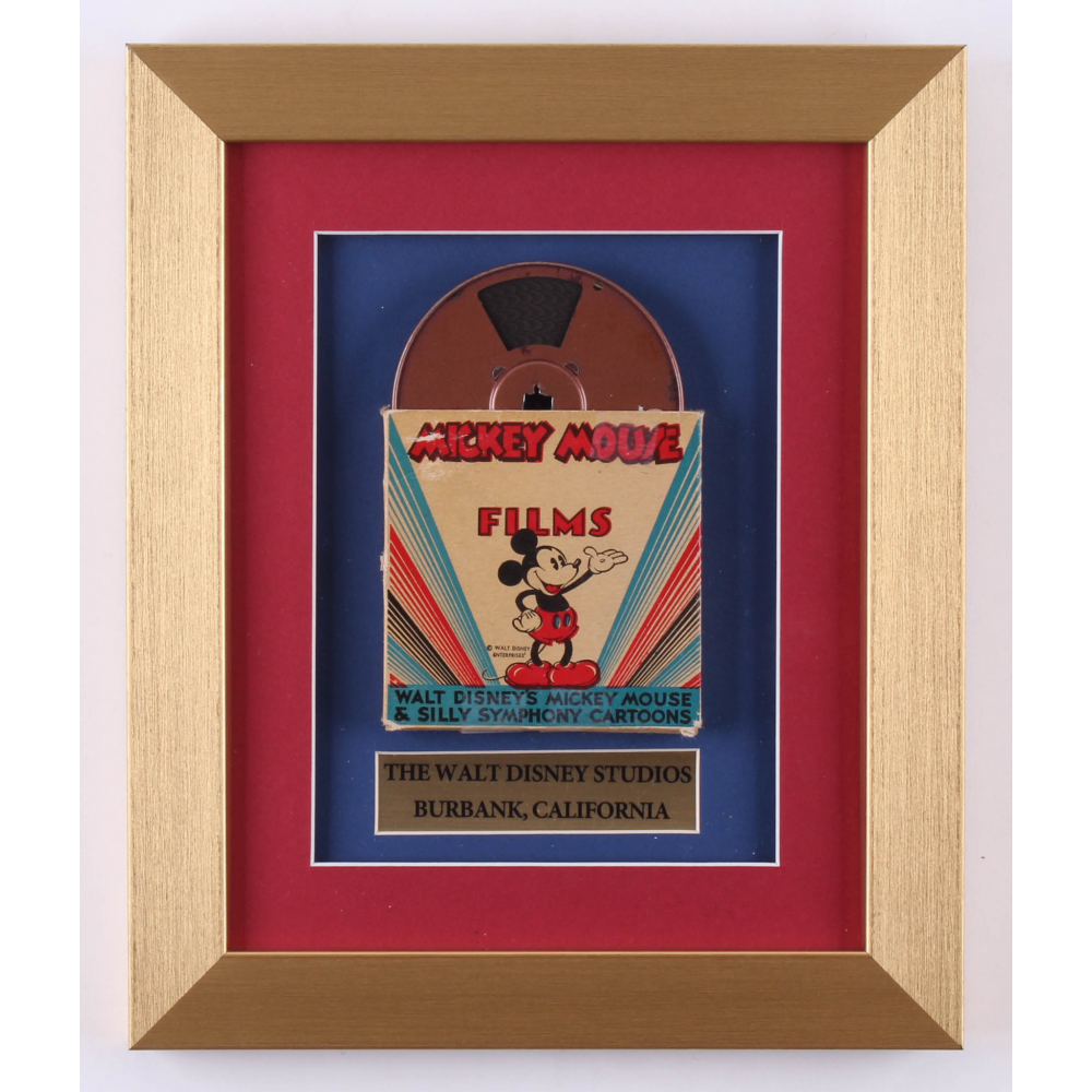 Vintage 1950's Walt Disney's Mickey Mouse 10x12 Custom Framed Film Reel ...
