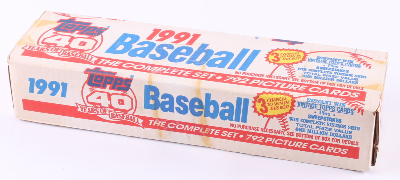 1991 Topps Complete Set of (792) Baseball Cards | Pristine Auction