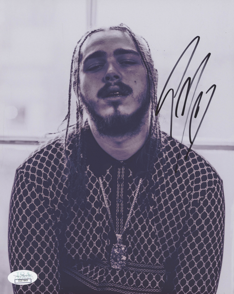 Post Malone Signed 8X10 Photo (JSA COA) | Pristine Auction