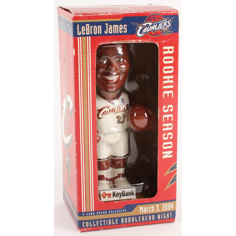LeBron James Cavaliers 2004 Rookie Season Bobblehead | Pristine Auction