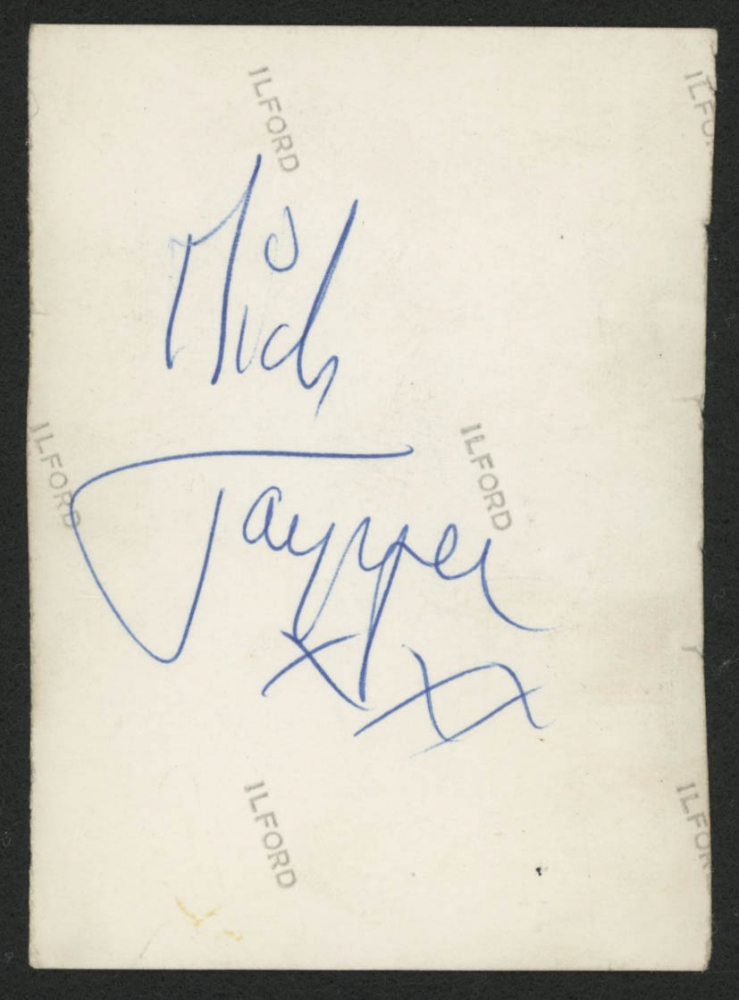 Mick Jagger Signed 2.5x3.5 Photo (JSA ALOA) | Pristine Auction