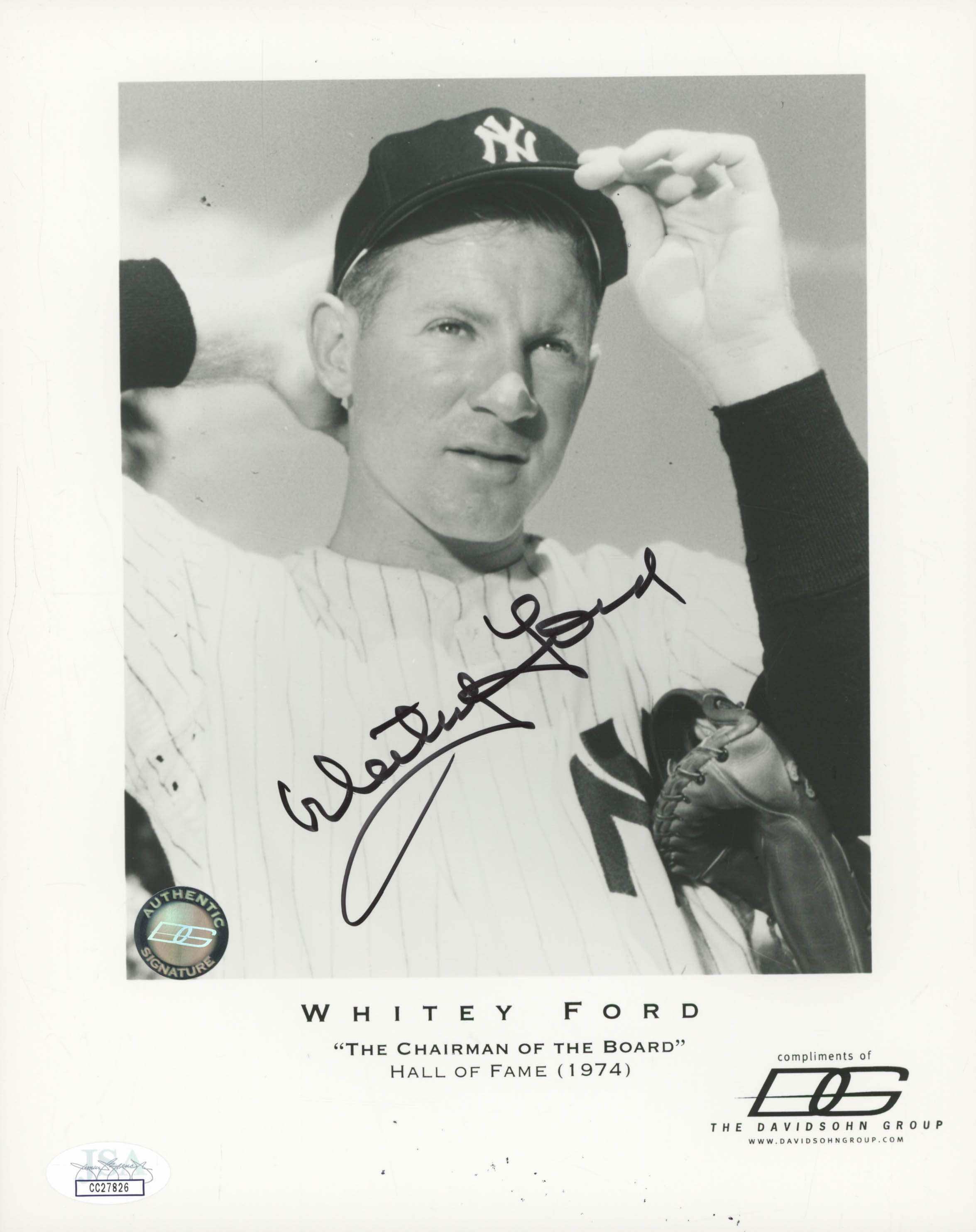 Whitey Ford Signed Yankees 8x10 Photo (JSA COA) | Pristine Auction