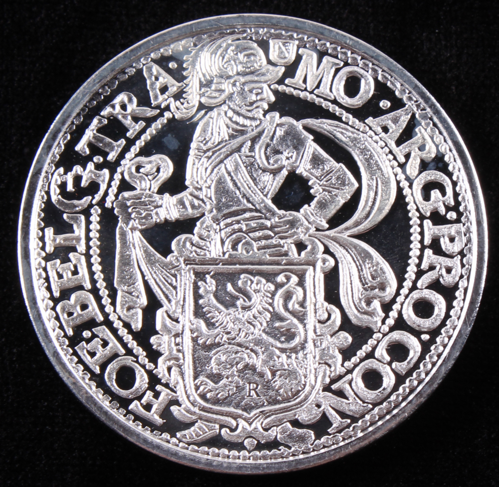 2017 Netherlands Royal Dutch Mint Restrike New York Lion 1oz Silver ...