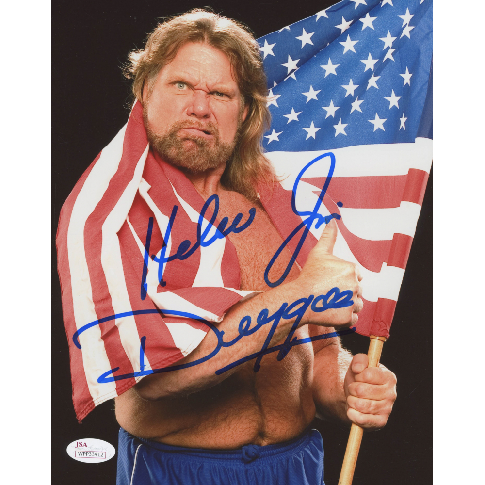 "Hacksaw" Jim Duggan Signed WWE 8x10 Photo (JSA COA) | Pristine Auction
