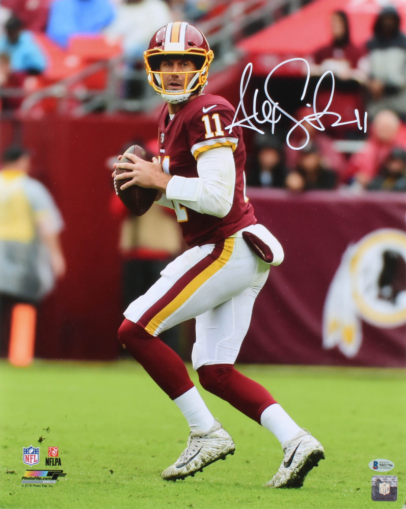 Alex Smith Signed Redskins 16x20 Photo (Beckett COA) | Pristine Auction