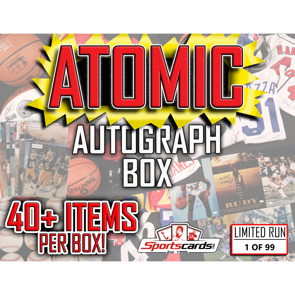 Sportscards.com “Atomic Autograph Box” Mystery Box - 40+ Signed Items ...