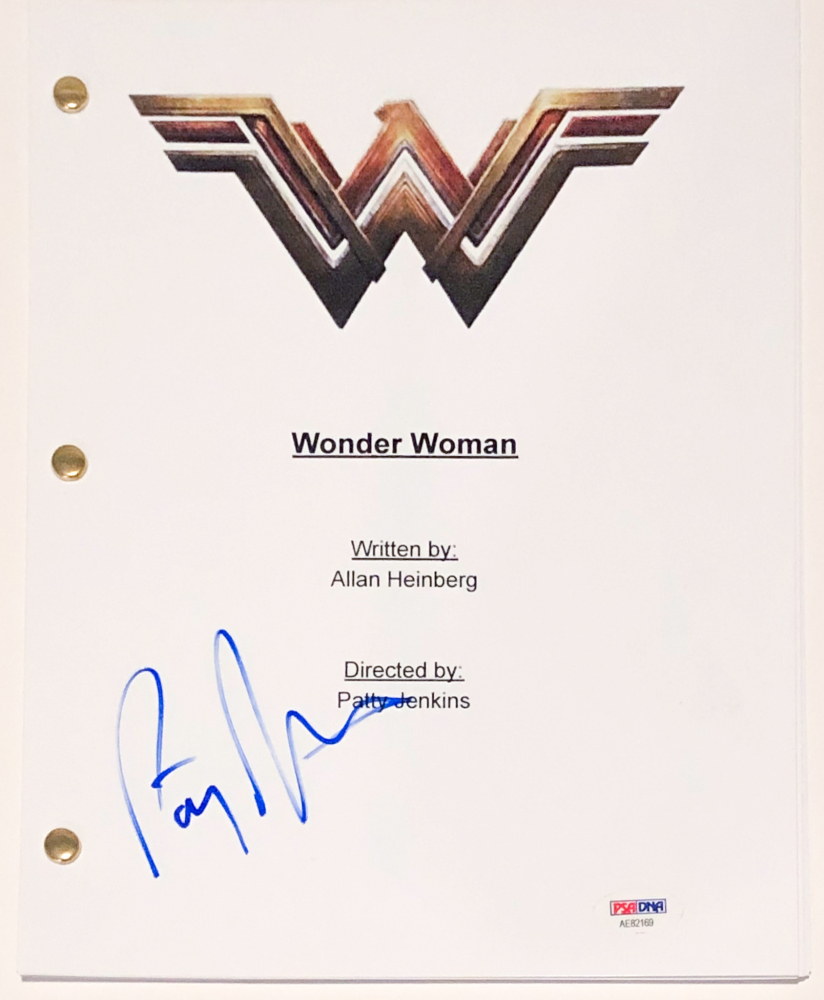 Patty Jenkins Signed "Wonder Woman" Full Movie Script (PSA COA ...