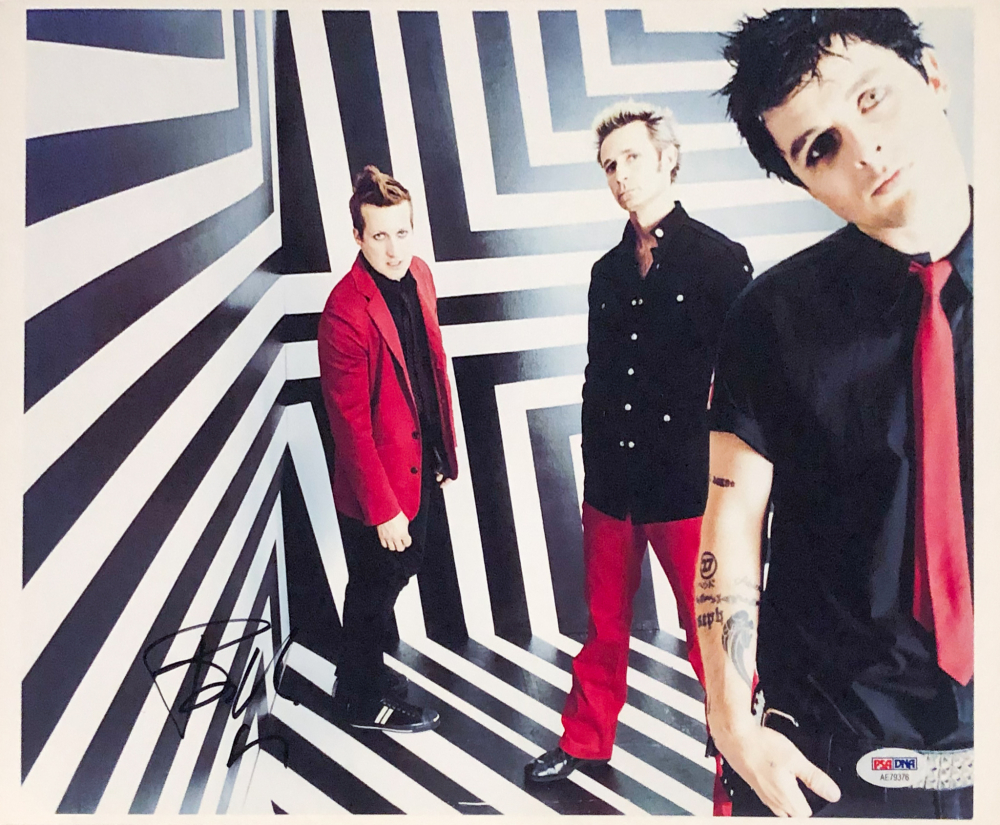 Billie Joe Armstrong Signed Green Day 11x14 Photo (PSA COA) | Pristine ...