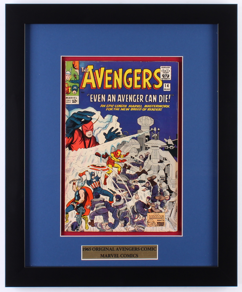 Vintage Original 1965 "The Avengers" Issue #14 Marvel 14x17 Custom ...