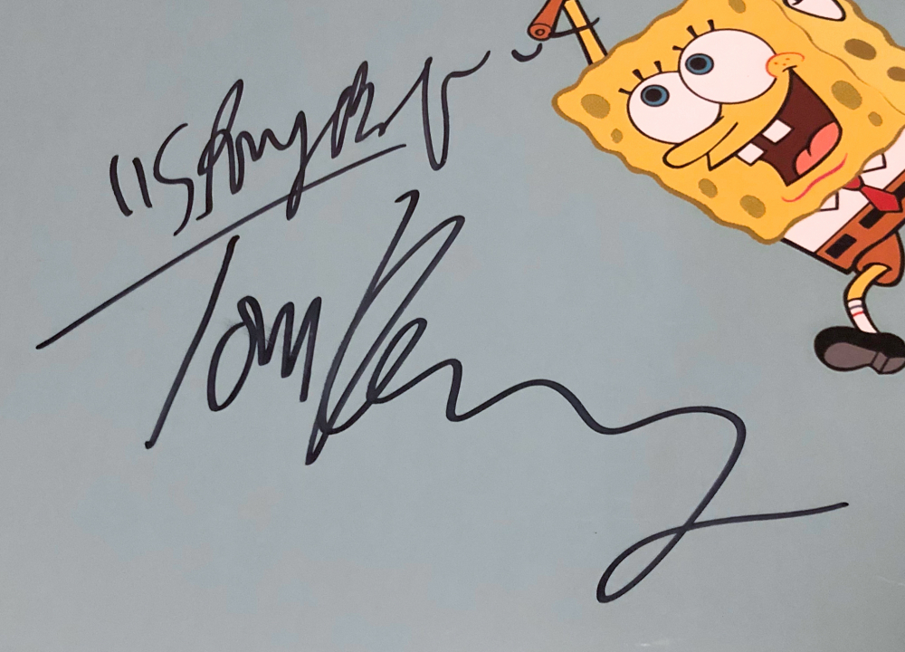 Tom Kenny Signed "SpongeBob SquarePants" 11x14 Photo Inscribed ...
