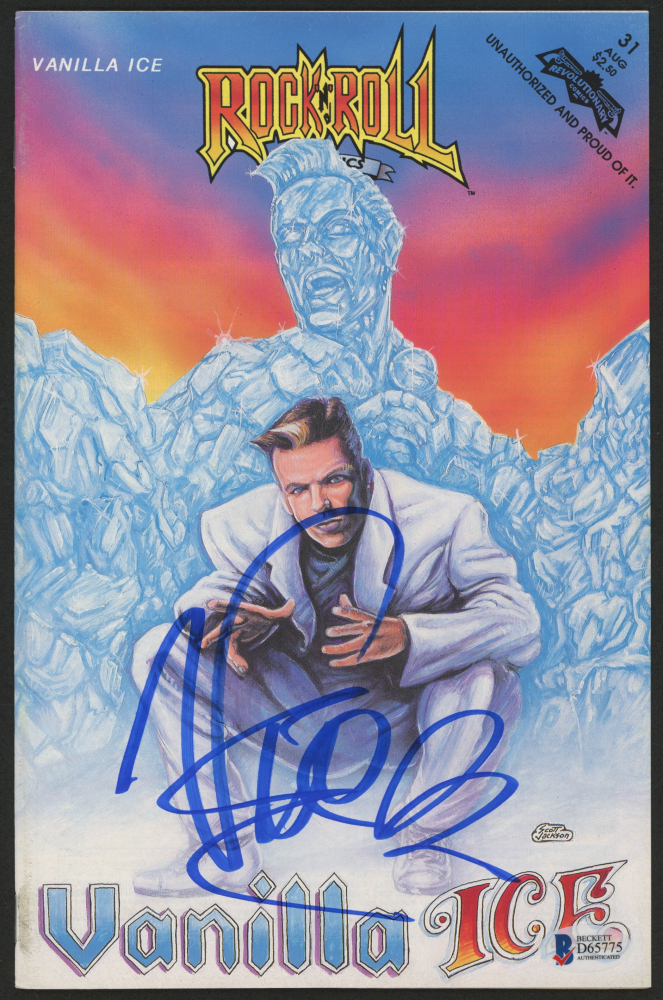 Vanilla Ice Signed 1991 "Vanilla Ice" Issue #31 Rock 'N' Roll Comic ...