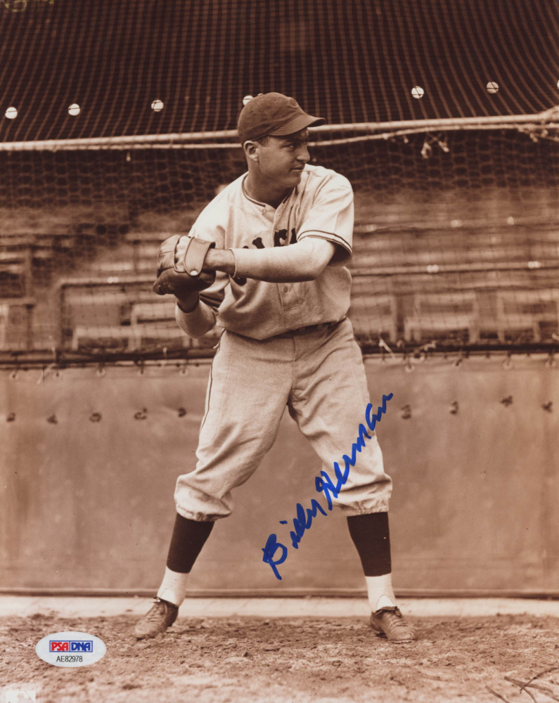 Billy Herman Signed Cubs 8x10 Photo (PSA COA) | Pristine Auction