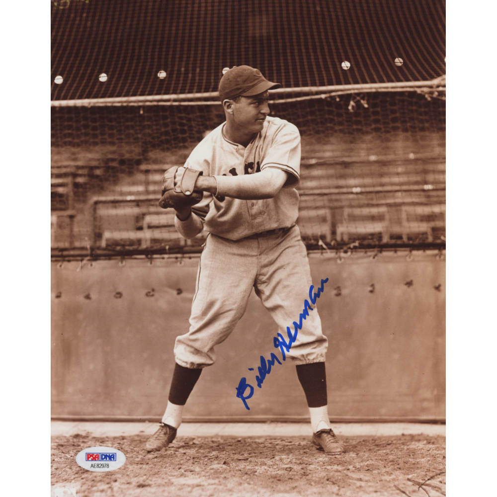 Billy Herman Signed Cubs 8x10 Photo (PSA COA) | Pristine Auction