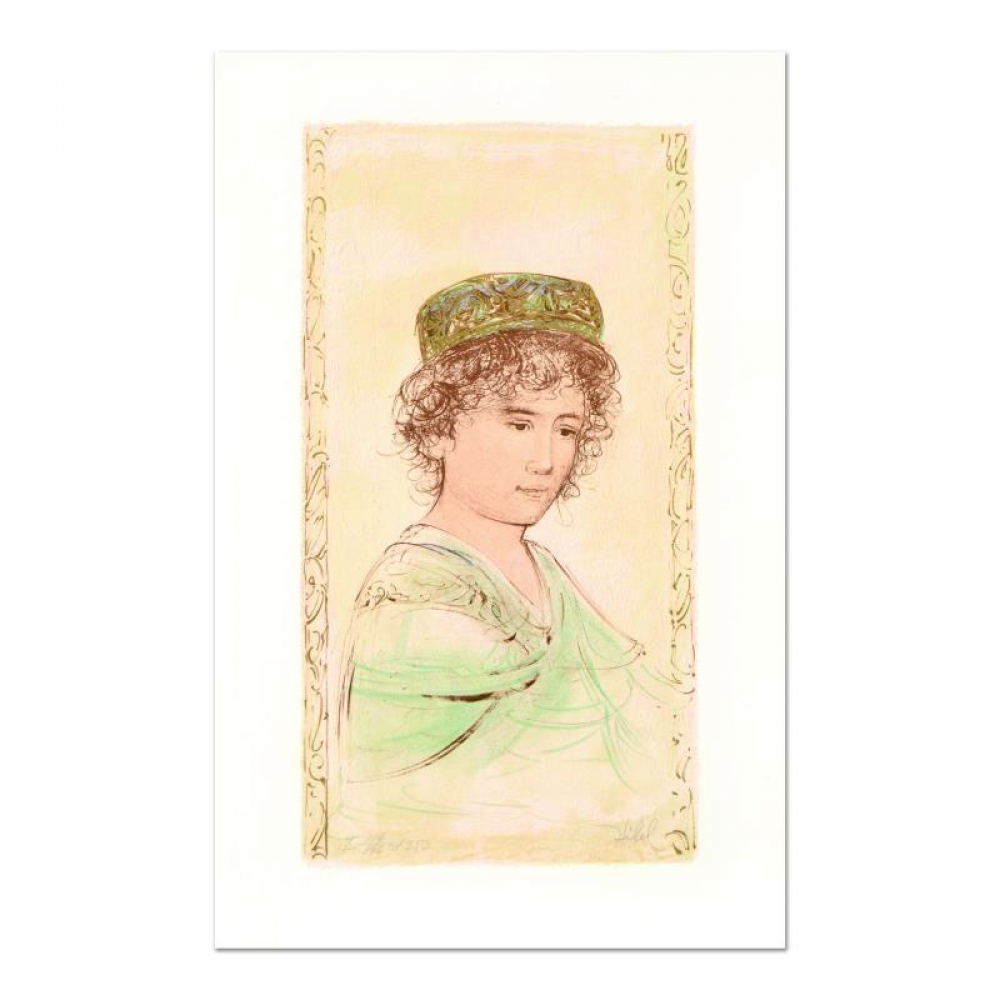 Edna Hibel Signed "Jean" Limited Edition 12x20 Lithograph | Pristine ...