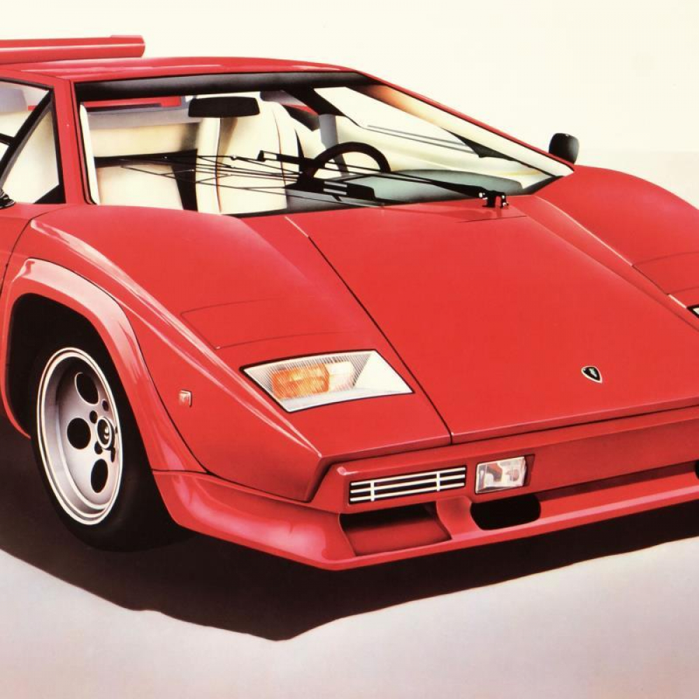 Wolfgang Kuzel Signed "Lamborghini Countach LP 500 S" Limited Edition ...