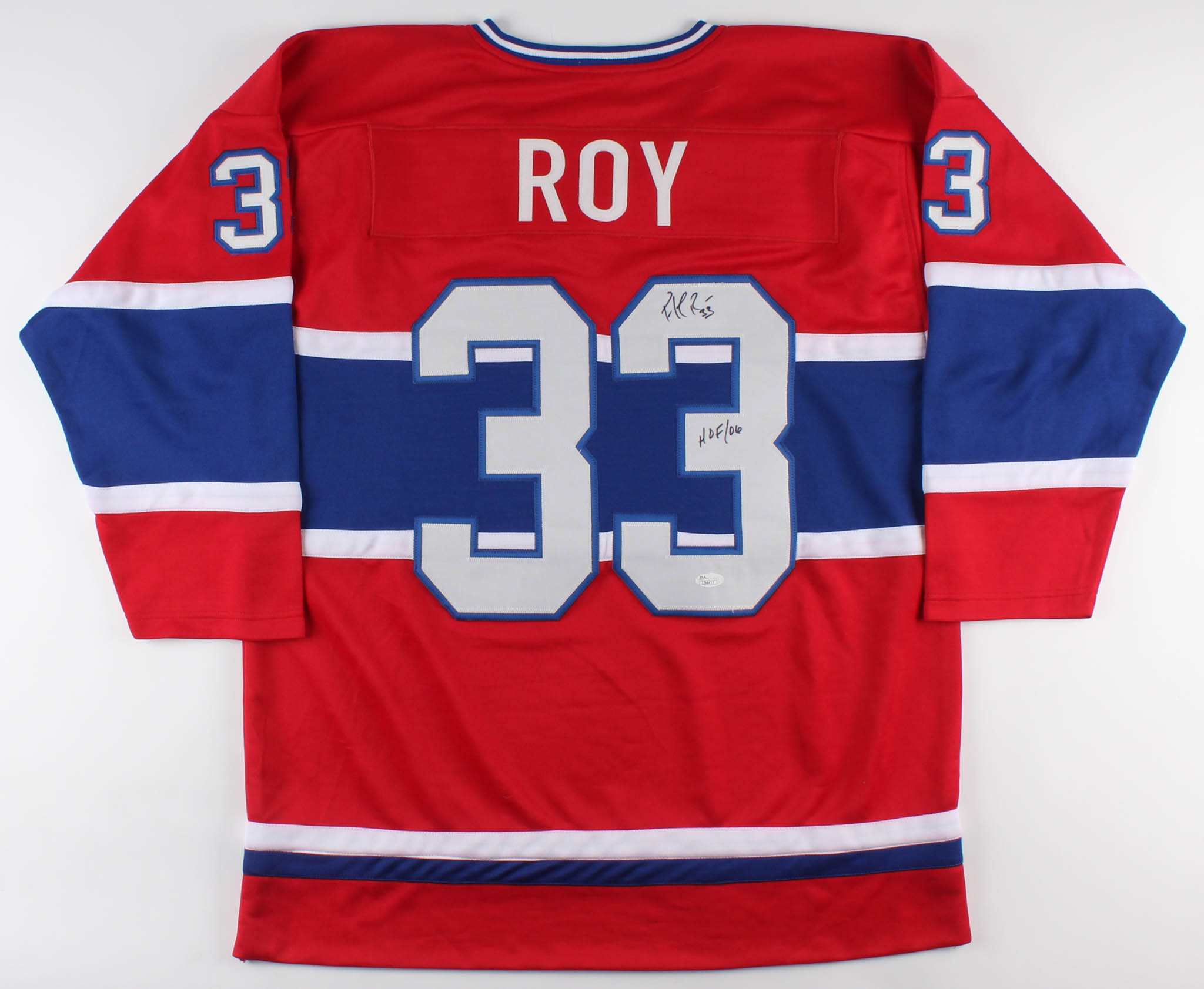 Patrick Roy Signed Montreal Canadiens Jersey Inscribed "HOF/06" (JSA ...