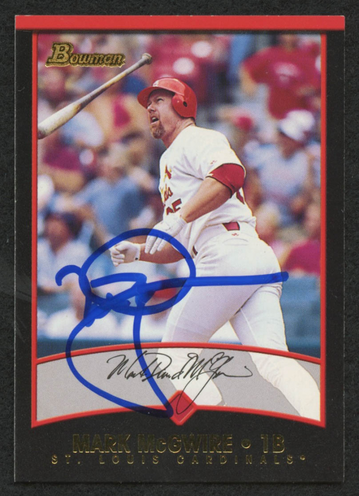 Mark McGwire Signed 2001 Bowman #140 (JSA COA) | Pristine Auction