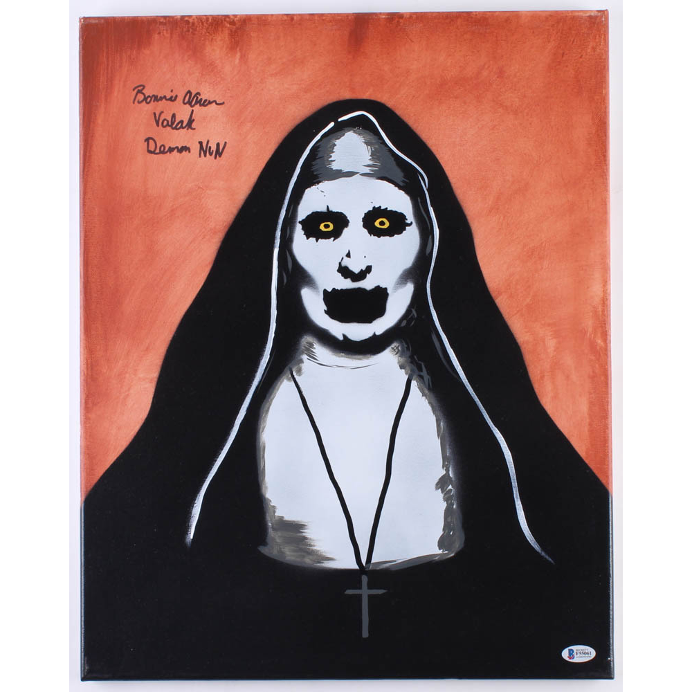 Bonnie Aarons Signed "The Nun" 16x20 Painting on Canvas Inscribed ...