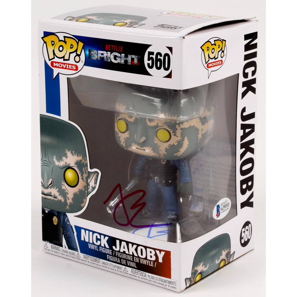 Joel Edgerton Signed "Bright" Nick Jakoby #560 Funko Pop! Vinyl Figure ...