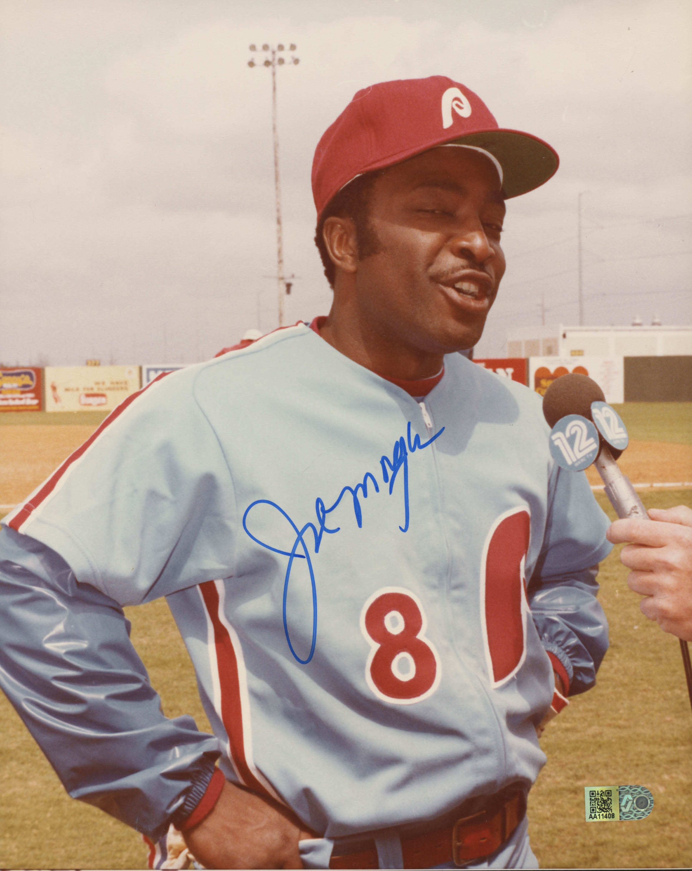 Joe Morgan Signed Philadelphia Phillies 8x10 Photo (AI Verified COA ...