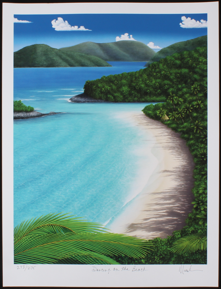 Dan Mackin - "Dancing on the Beach" Signed Limited Edition 19x25 Fine ...