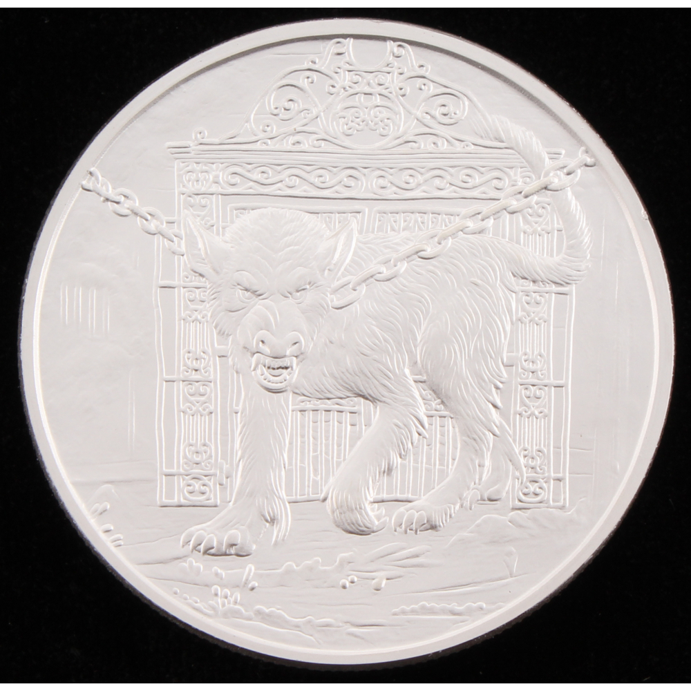 Nordic Creatures "Hellhound - Garm" LE One Troy Ounce .999 Fine Silver ...