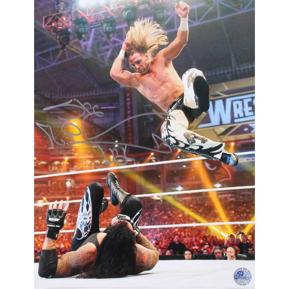 Shawn Michaels Signed WWE 11x14 Photo Inscribed "HBK" (Pro Player ...