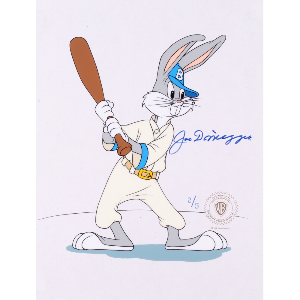 Joe DiMaggio Signed "Bugs Bunny" 11x14 Animation Cell (JSA ALOA ...