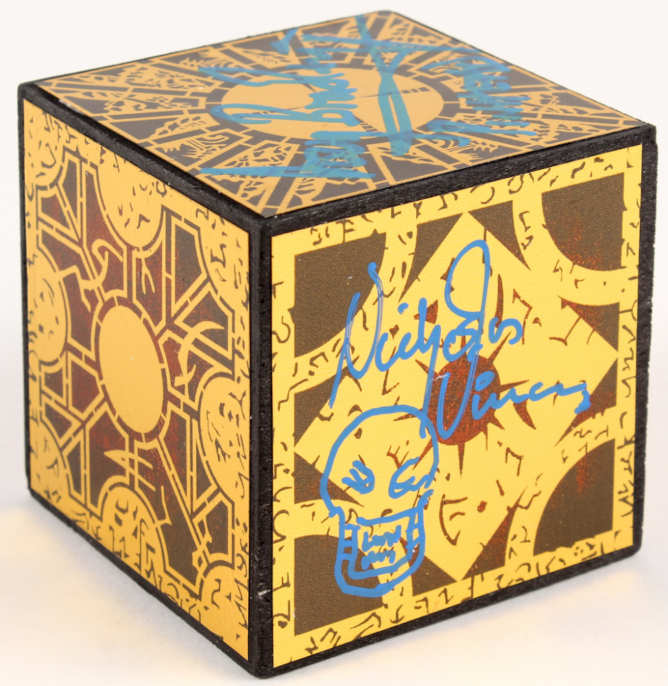 "Hellraiser" Puzzle-Box Cube Prop Signed by (4) with Doug Bradley ...