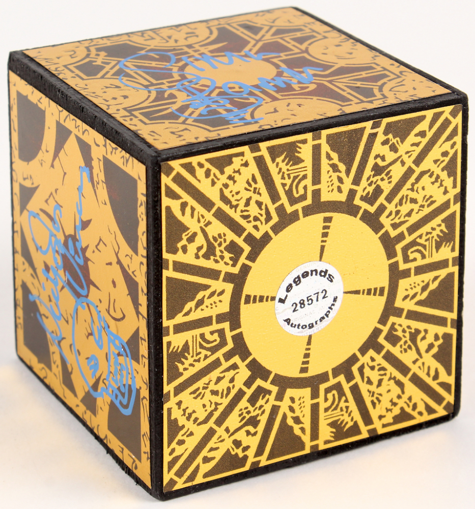 "Hellraiser" Puzzle-Box Cube Prop Signed by (4) with Doug Bradley ...