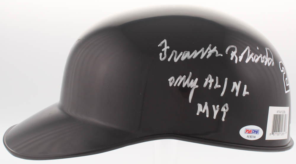 Frank Robinson Signed Baltimore Orioles Full-Size Authentic Batting ...