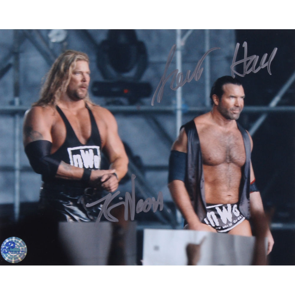 Kevin Nash & Scott Hall Signed WWE 8x10 Photo (Pro Player Hologram ...