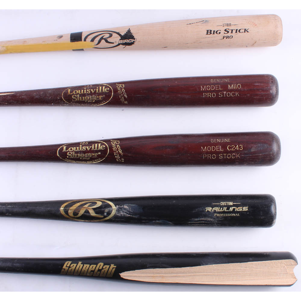 Lot of (5) Assorted Game-Used Baseball Bats | Pristine Auction