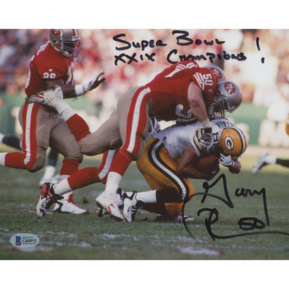 Gary Plummer Signed San Francisco 49ers 8x10 Photo Inscribed "Super ...