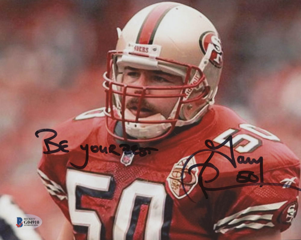 Gary Plummer Signed San Francisco 49ers 8x10 Photo Inscribed "Be Your ...