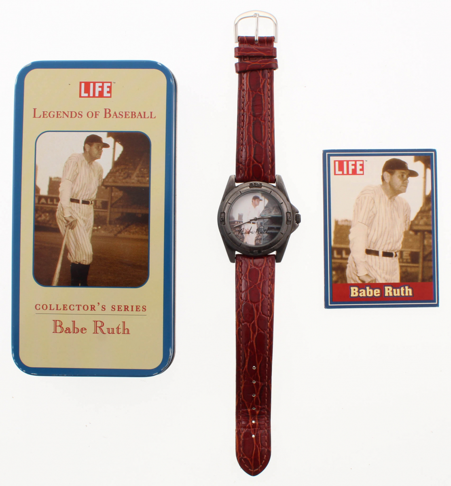 LIFE Legends of Baseball Babe Ruth Collector's Series Adjustable Watch ...