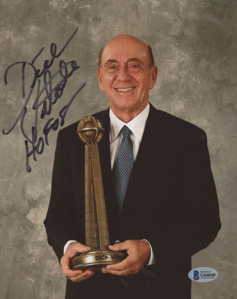 Dick Vitale Signed 8x10 Photo Inscribed "HOF 08" (Beckett COA ...