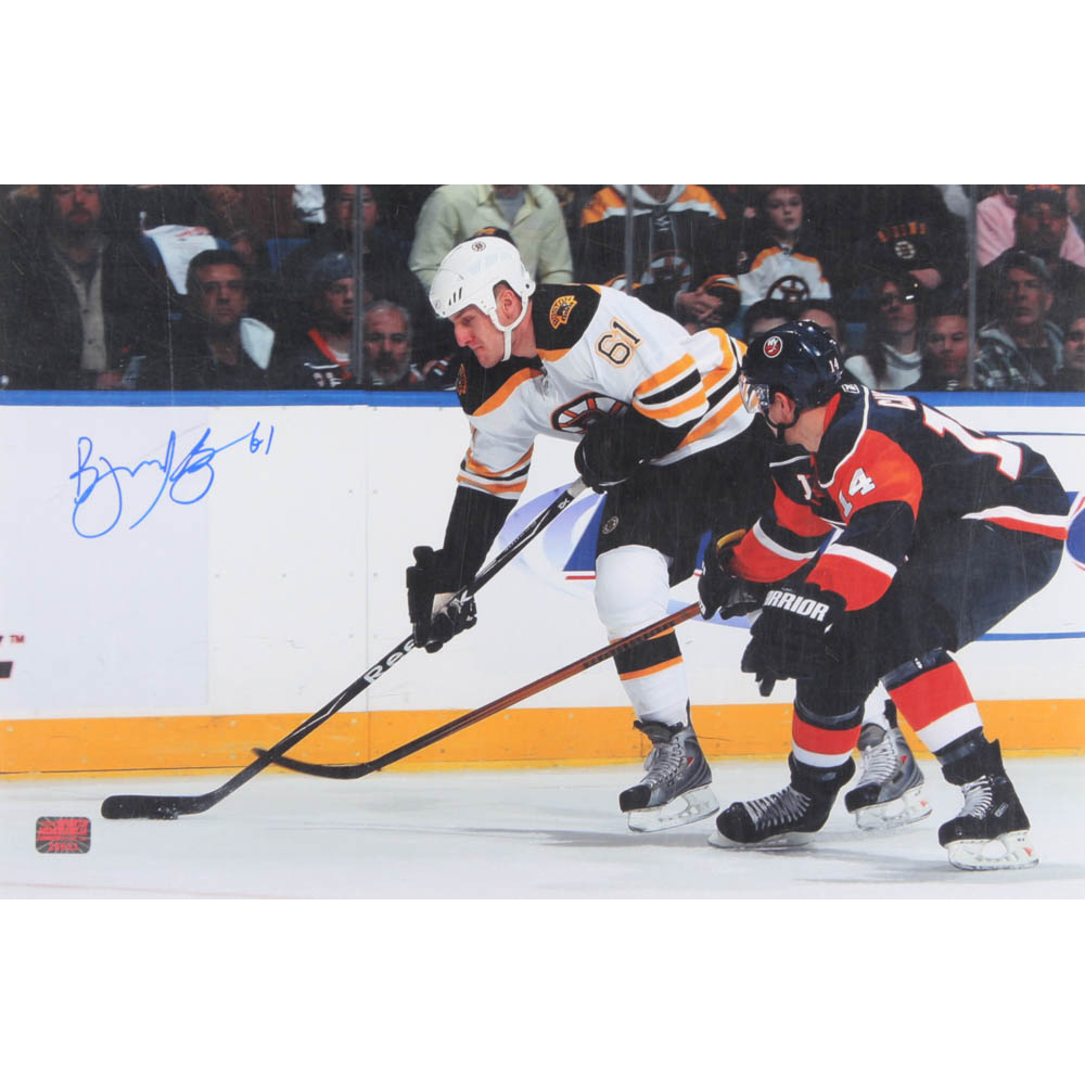 Byron Bitz Signed Boston Bruins 12x18 Photo (Your Sports Memorabilia ...