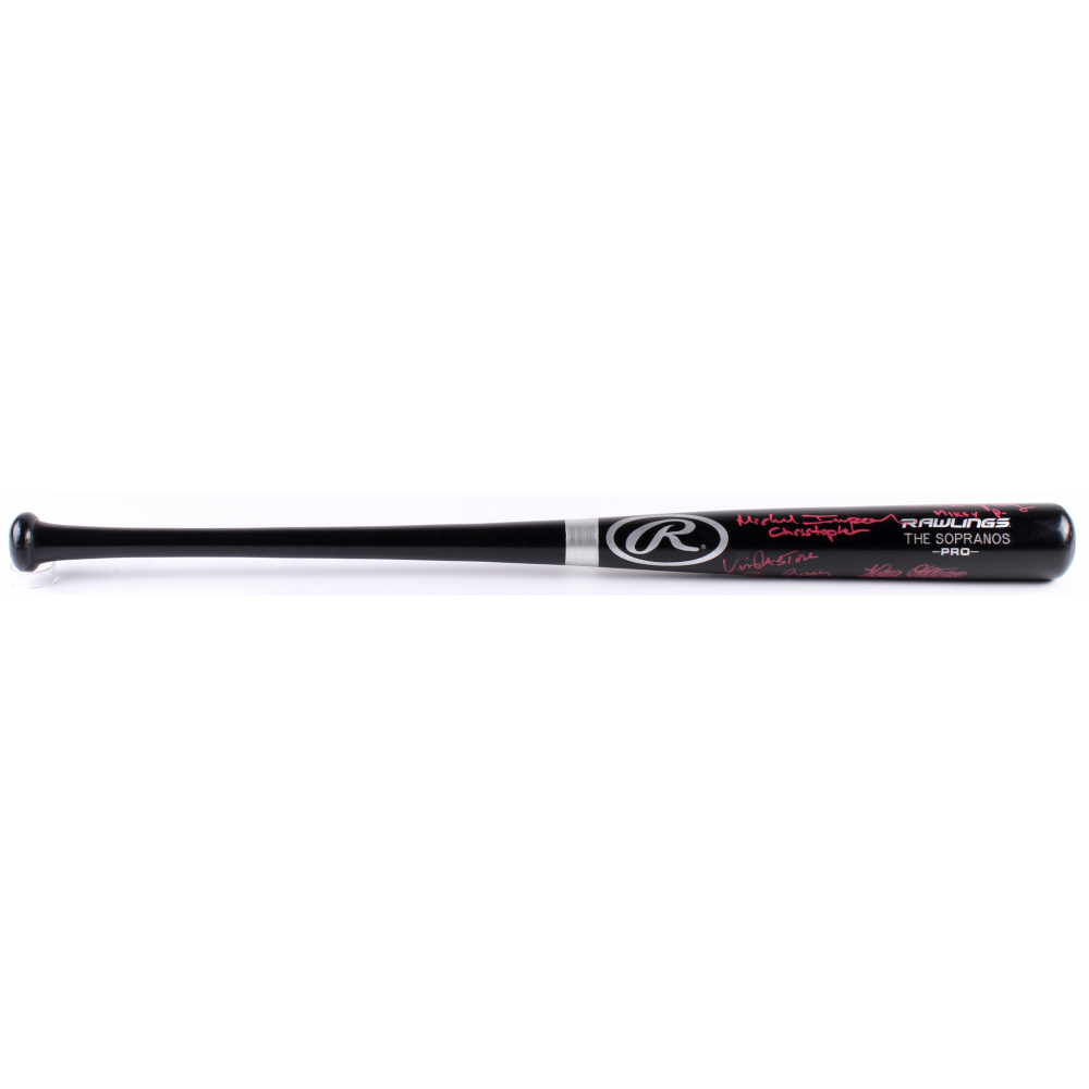 "The Sopranos" Rawlings Pro Baseball Bat Signed by (4) Al Sapienza ...