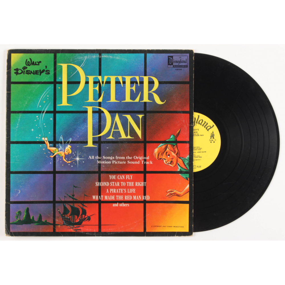 Vintage 1963 Walt Disney "Peter Pan" Vinyl Record Album | Pristine Auction